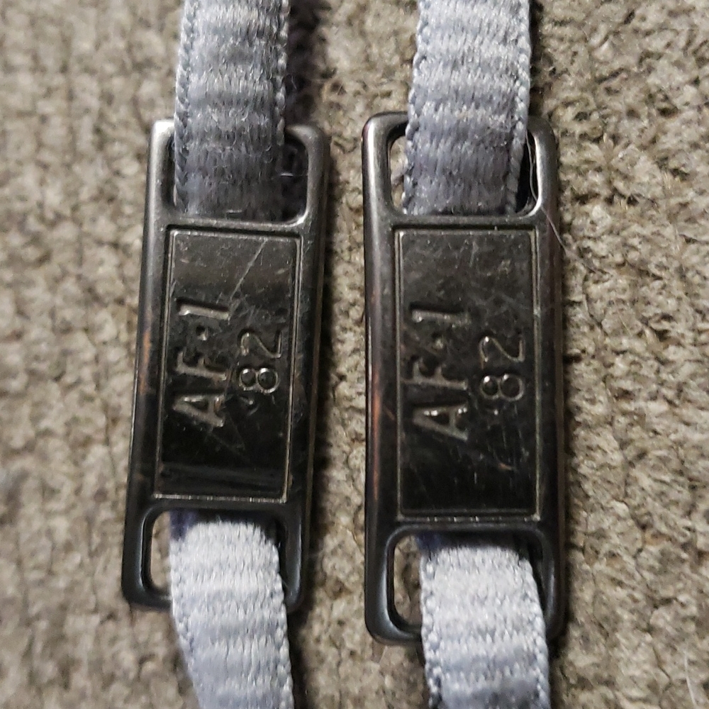 Air Force 1 Metal Shoelace Logos - Gem